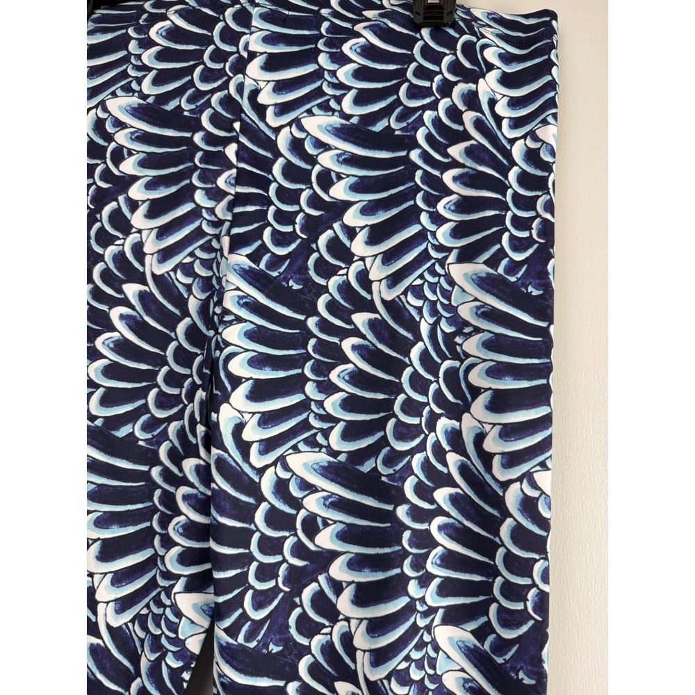 Ed Hardy | Pants & Jumpsuits | Ed Hardy Blue White Allover Feather ...